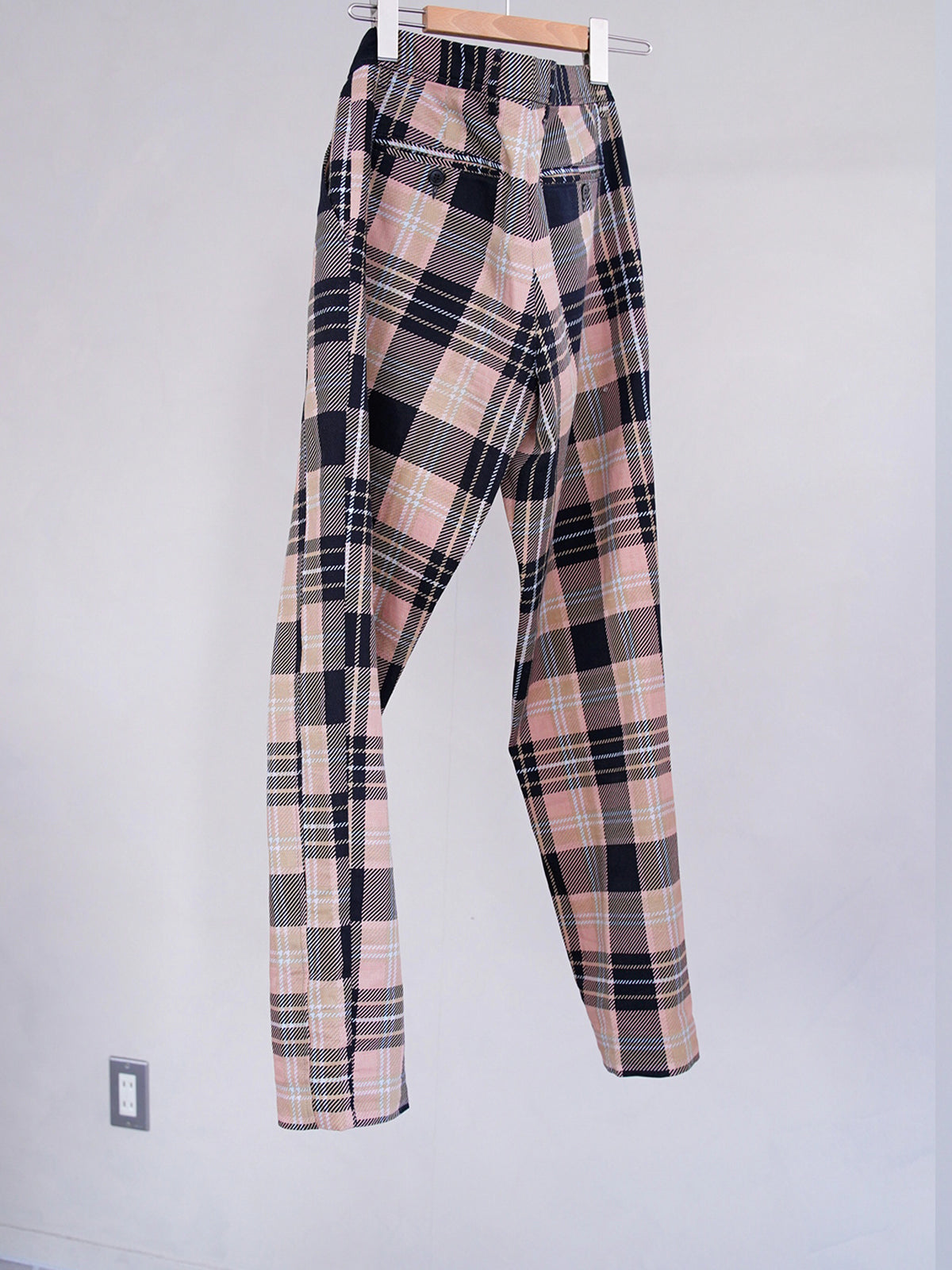 2000s Dries Van Noten, pleid pattern trousers – tarp